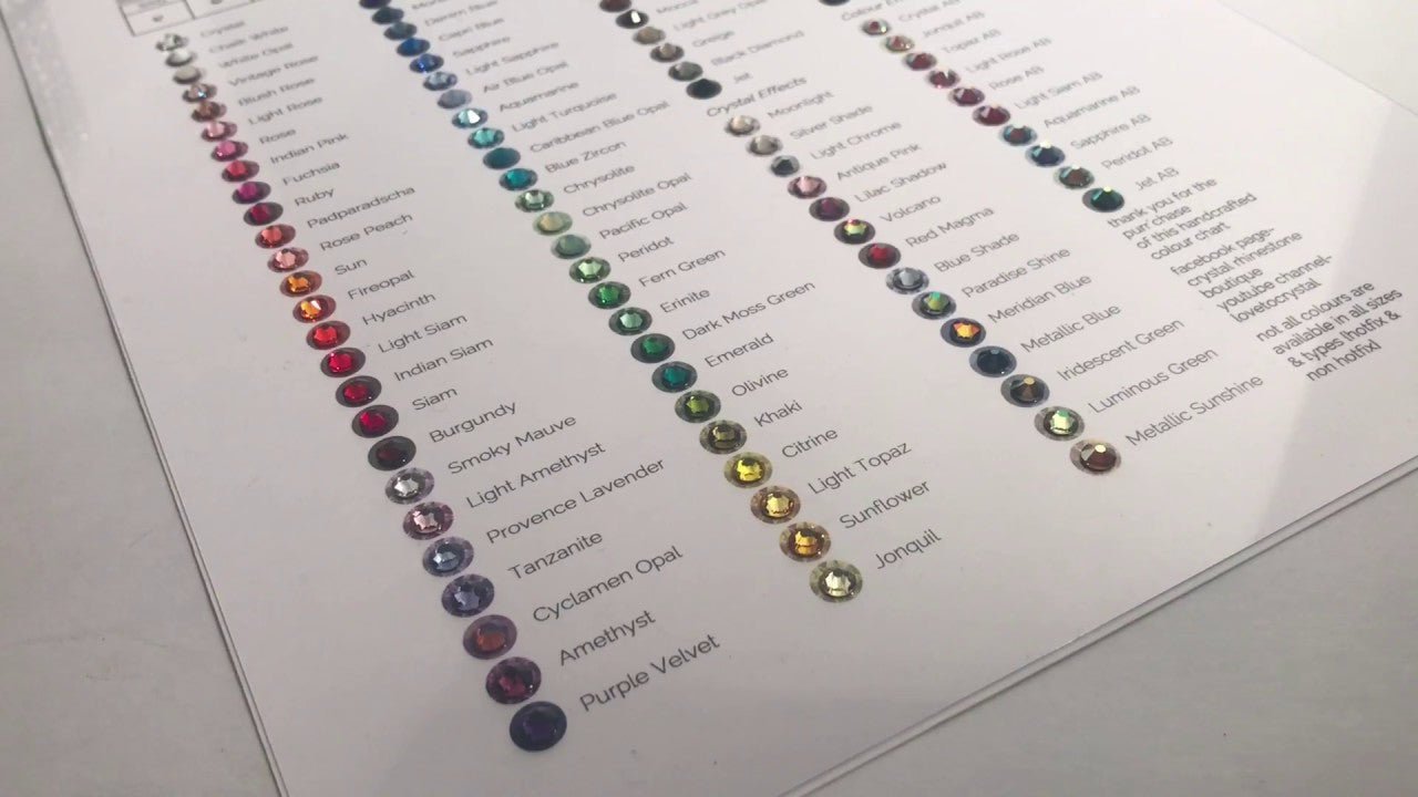 Rhinestone colors – Worthofbest